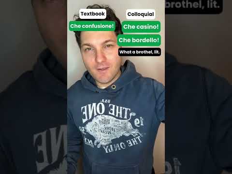 How to say ‘what a mess’ in Italian 🇮🇹 | Learn Italian language