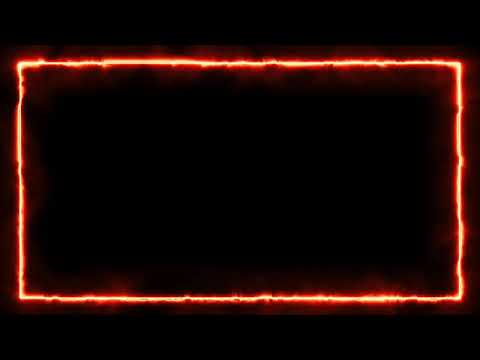 Neon Border Png black screen effects, green screen effects, neon frame template, Neon Light Effects