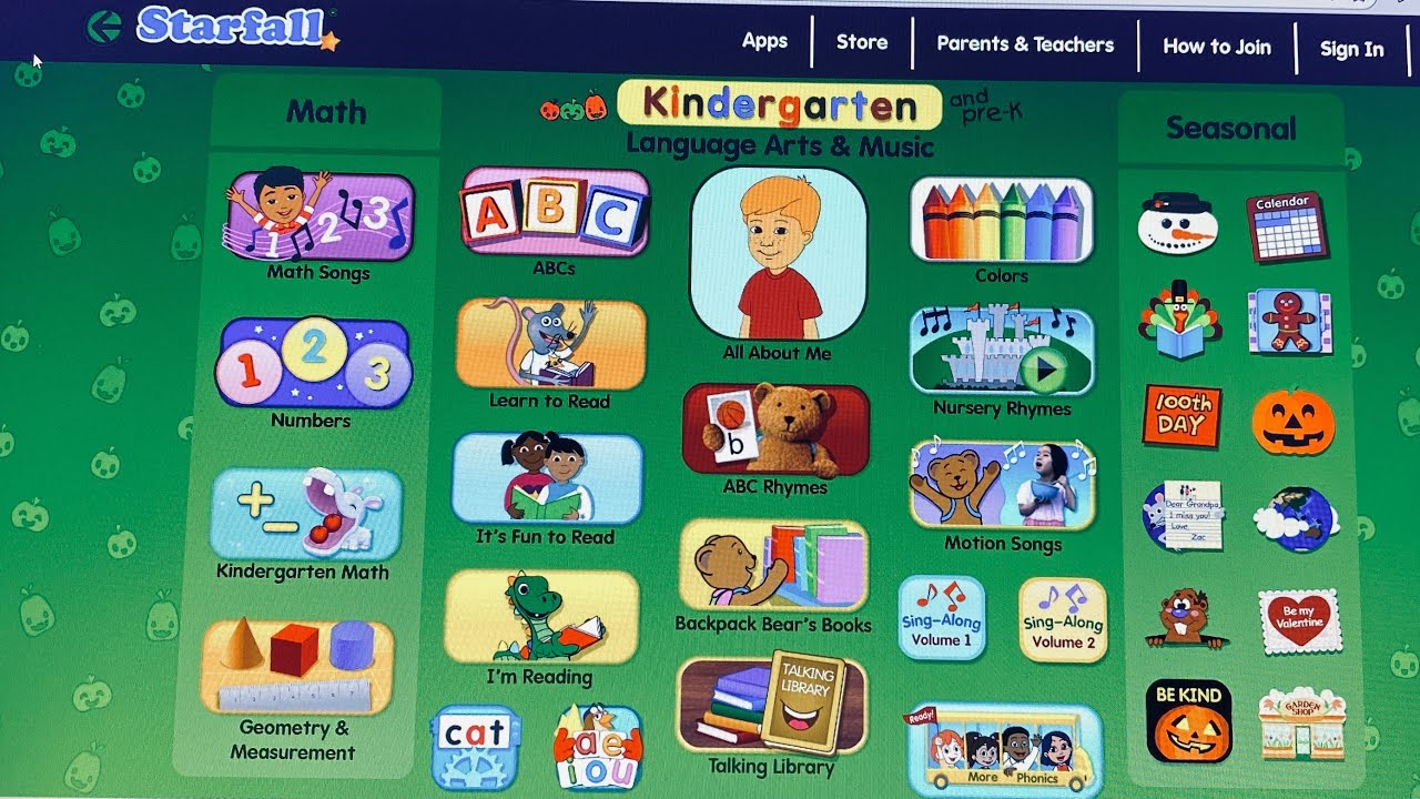 My Childhood Education With Starfall From Late 2000’s