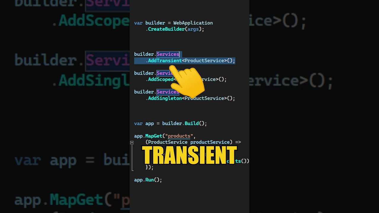 ASP.NET Core Service Lifetimes Explained #shorts