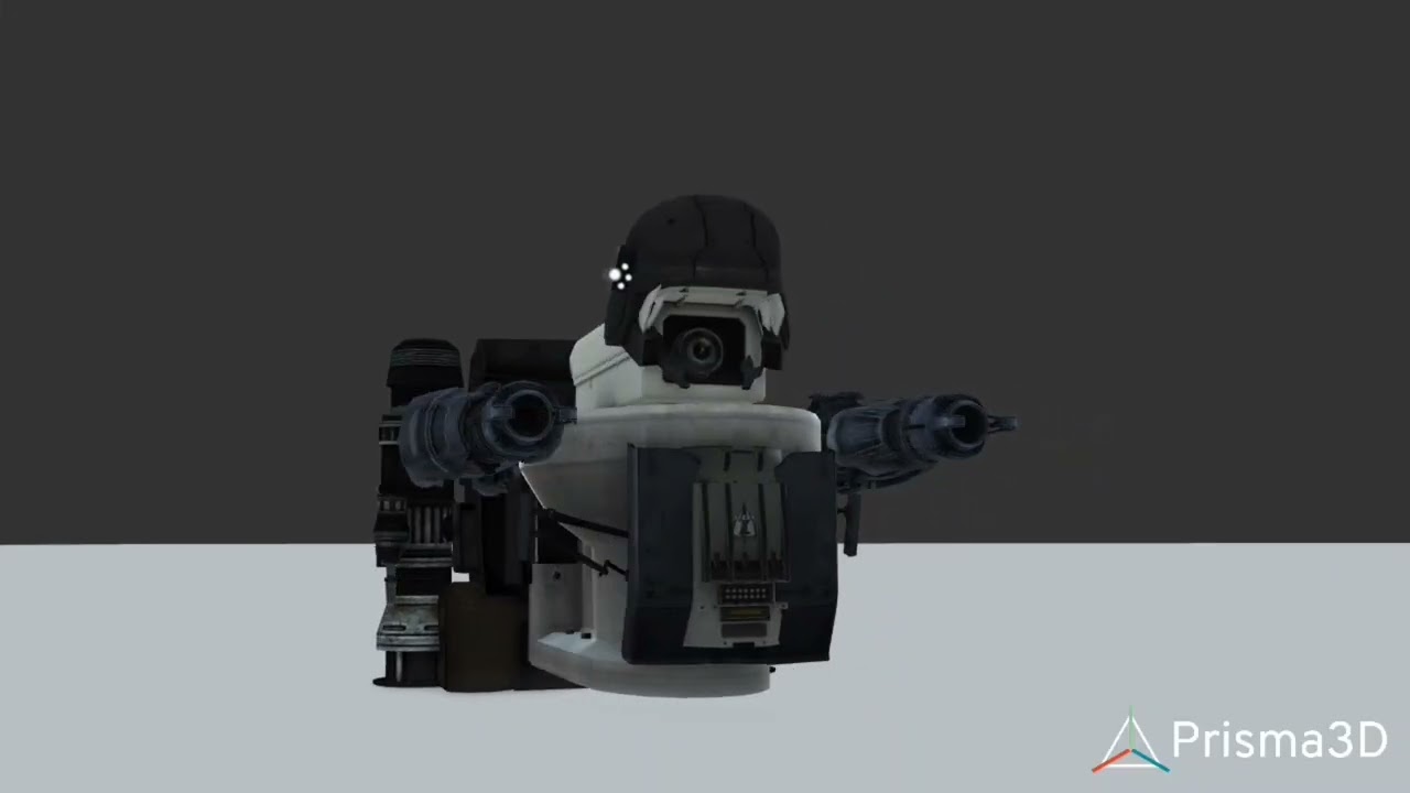 Camera toilet test animation [P3D]