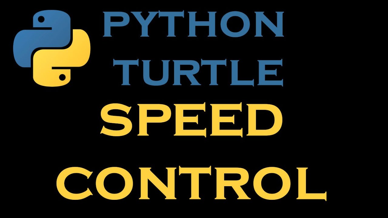 Python Turtle Lessons 8 # Speed Control