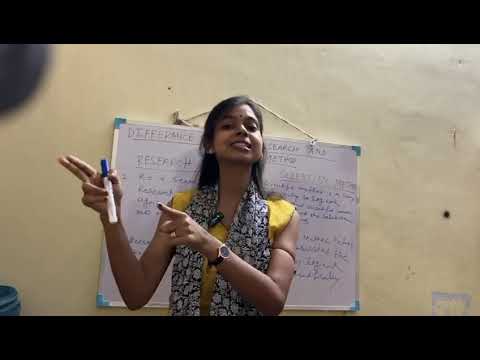 Difference between Research and Scientific Method