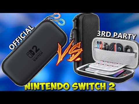 NINTENDO SWITCH 2 CARRYING CASE REVIEW - OFFICIAL vs THIRD PARTY