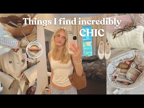 THINGS I FIND INCREDIBLY CHIC | your ultimate chic guide ౨ৎ