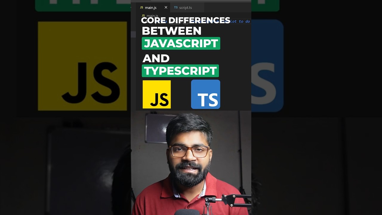 ✅ Difference between TypeScript and JavaScript 🔥 #javascript #typescript #webdevelopment
