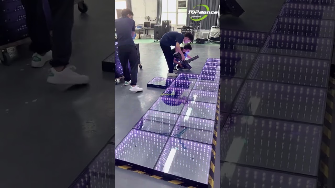 The best choice for event rentals business #leddancefloor #djfloor #ledfactory #leddancefloorforsale