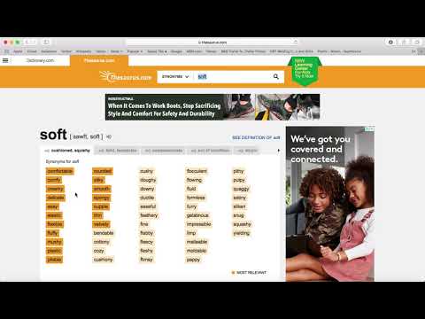 Adjective/Synonym Activity Introduction - How to Use Thesaurus.com