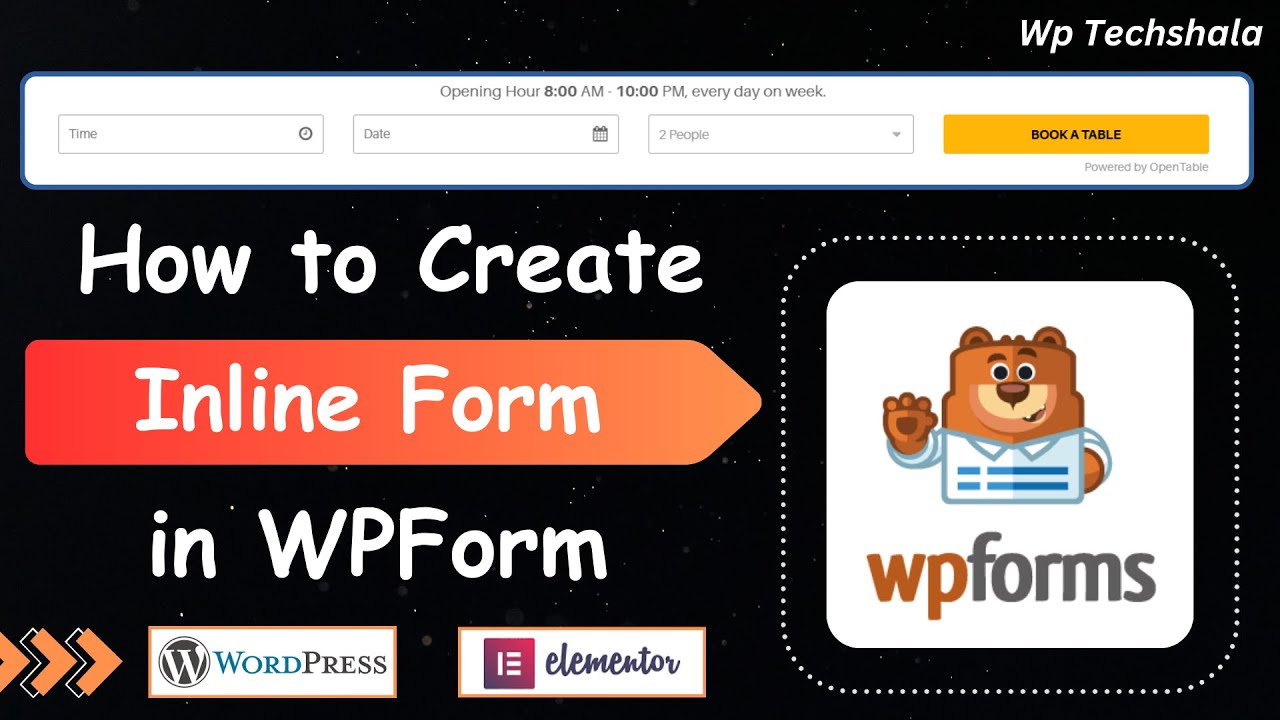 Create an Inline Form in WordPress Using WPForms | Easy Tutorial