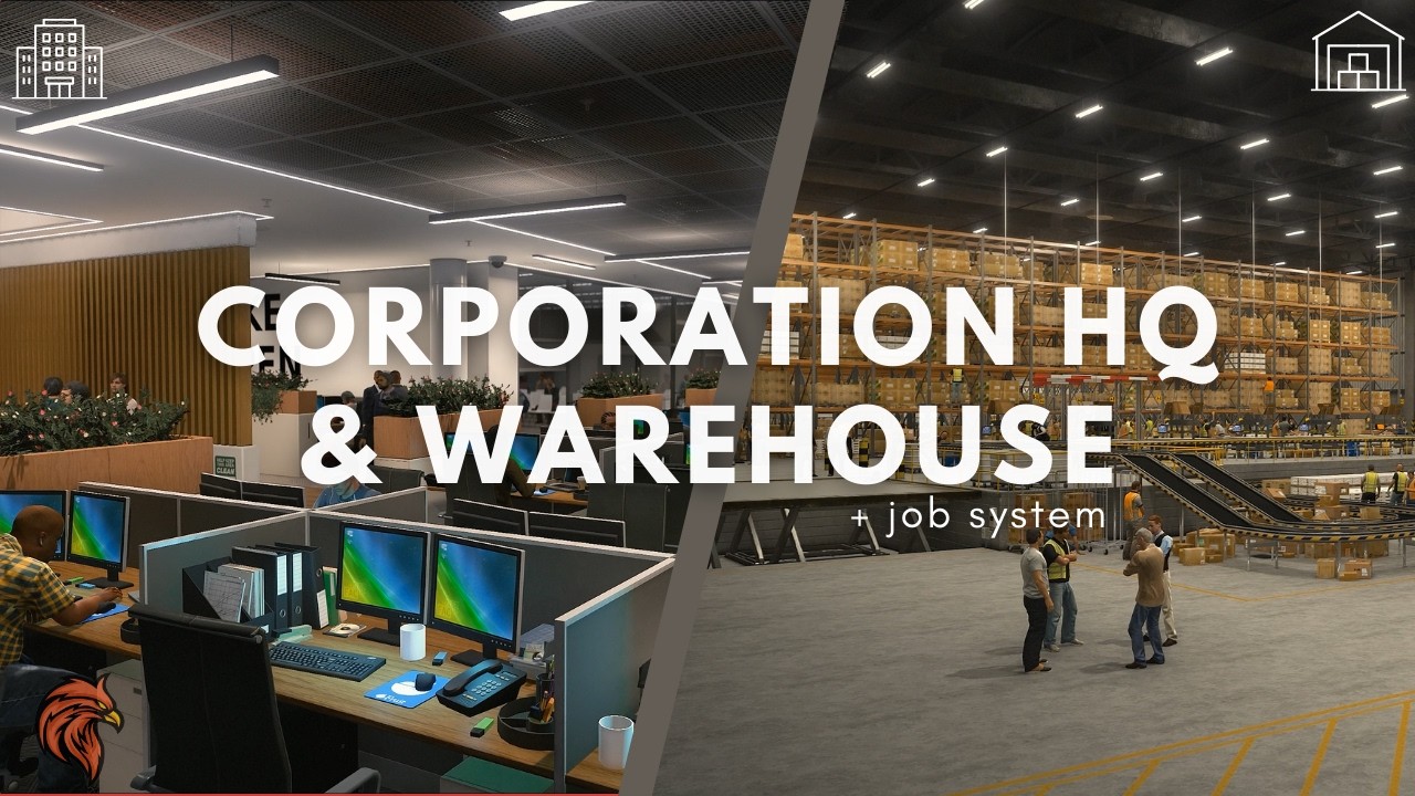 Bilgeco Corporation HQ & Warehouse | Reskinnable | [FiveM MLO - GTA V Interior]