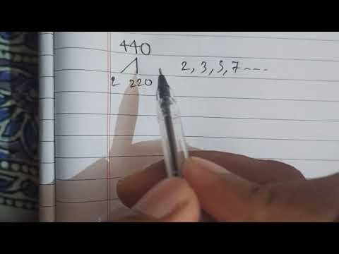 factor tree of 440 | prime factor tree |