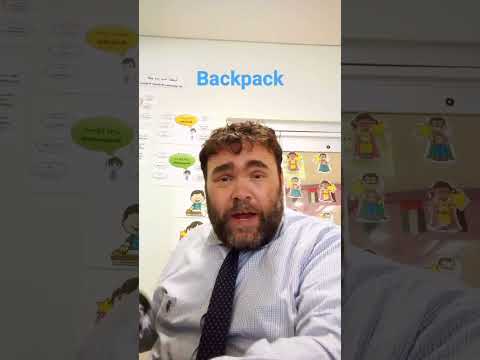 Word of the Day: Backpack