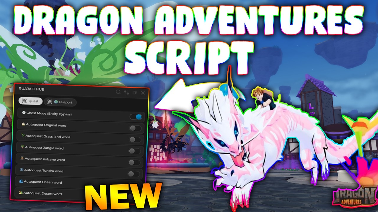 *NEW* Dragon Adventures Script (PASTEBIN 2026) ( AUTOFARM MOBS , AUTOFARM FOOD/ORE ,  AUTO FEED )