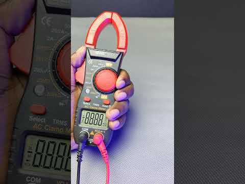 How to use AC clamp meter #elctronics #multimeter #circuit