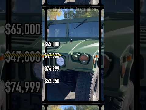 2009 HUMVEE Pick The Price For Sale Cool Cars #shorts