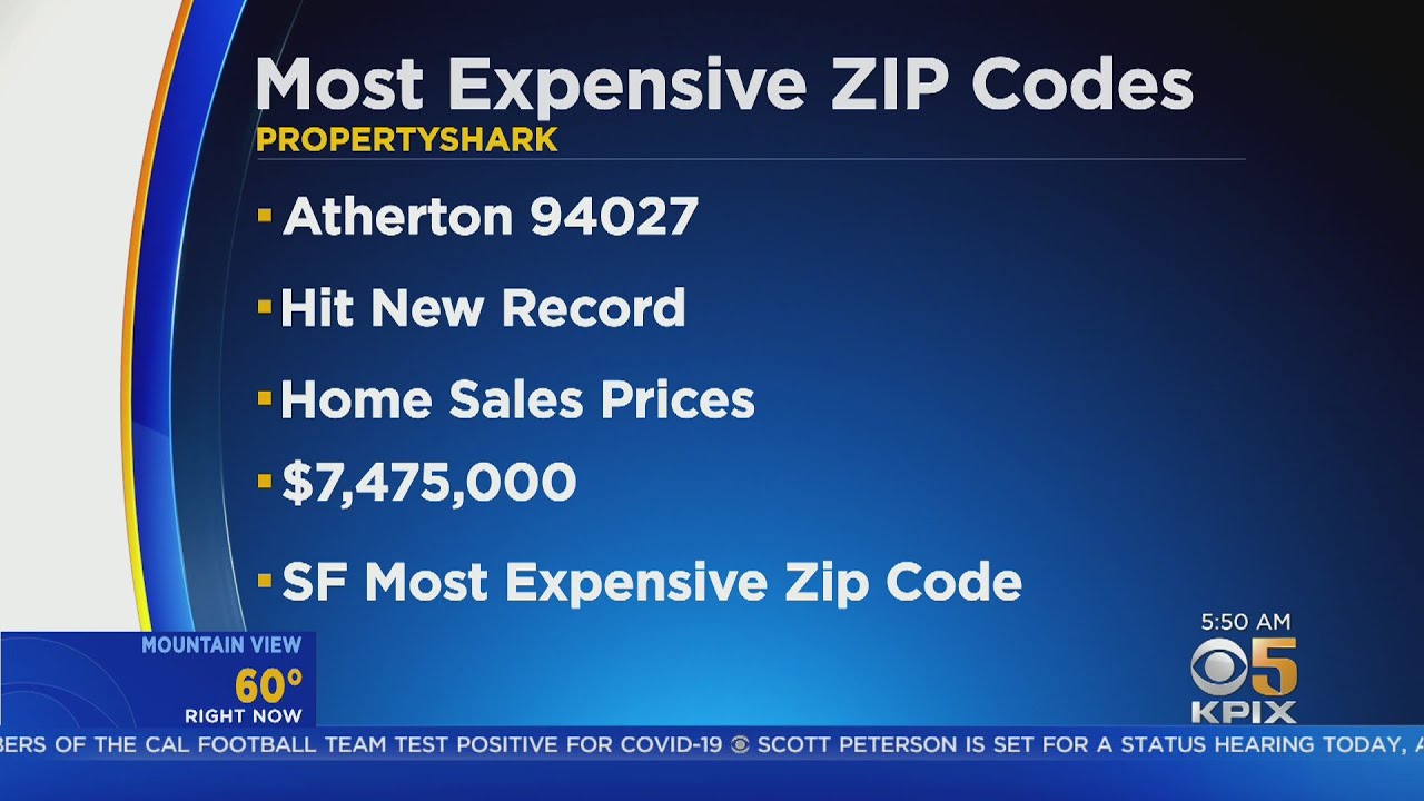Exclusive Zip Codes: Atherton Remains Nation's Most Expensive Zip Code