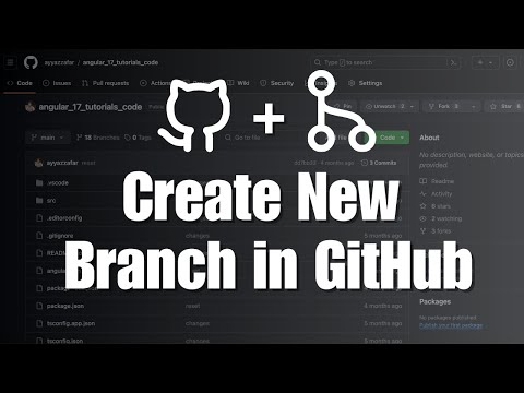 How to create new branch in GitHub?