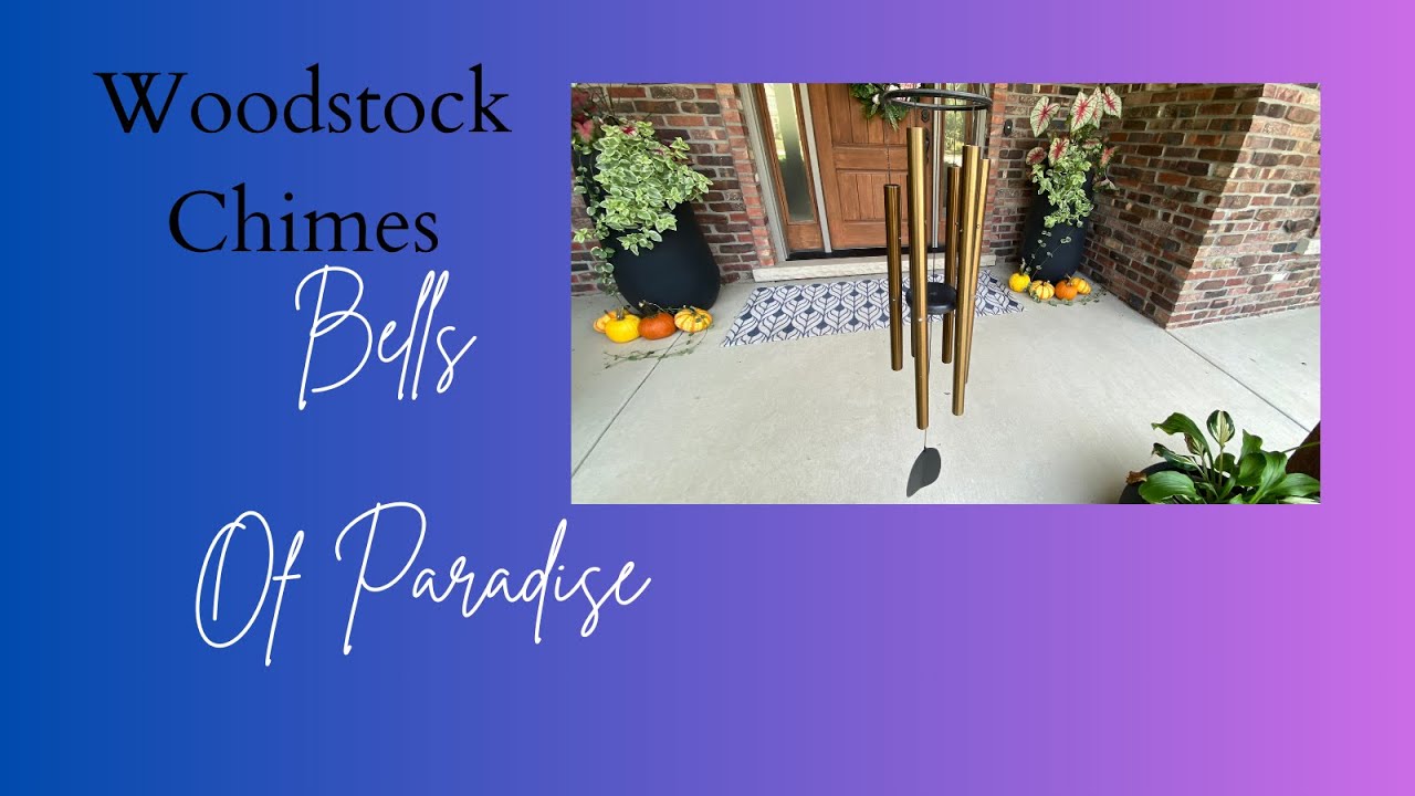 Woodstock Chimes Signature Collection - Large Bells of Paradise, 44-Inch,