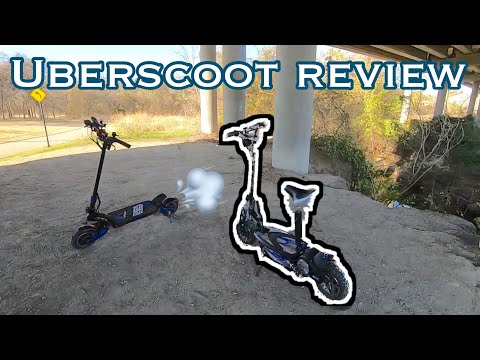 UberScoot 1600w Scooter Big Guy Review | Scooter Riding Vlog