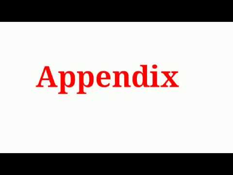 Appendix meaning in hindi #अपेंडिक्स क्या होता है In Hindi