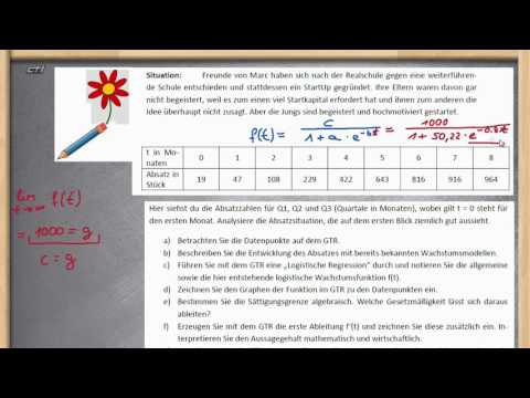 Logistisches Wachstum || Erklärungen und GTR  ★ Exponentialfunktion Übung 1