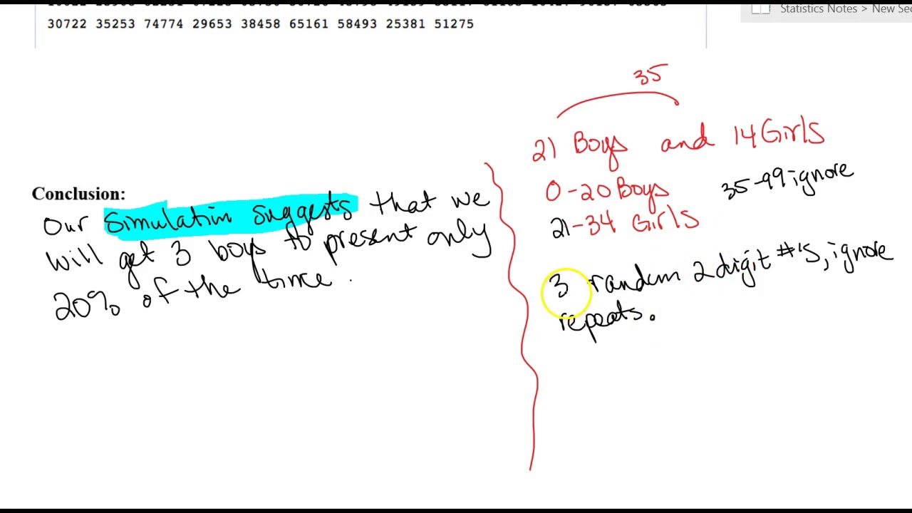 Chapter 10 - Using a Random Number Table