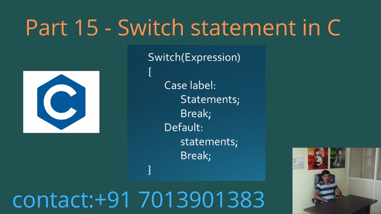 Switch statement in C - Part 15