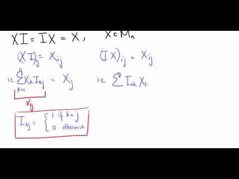 The Identity Matrix