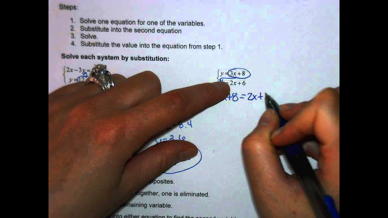 Solving Symbolically