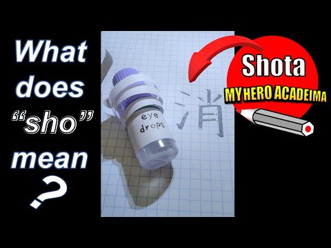 My Hero Academia (MHA) Characters/ Name: Shota Aizawa/ Meaning & Writing of Japanese Kanji (JLPT N3)