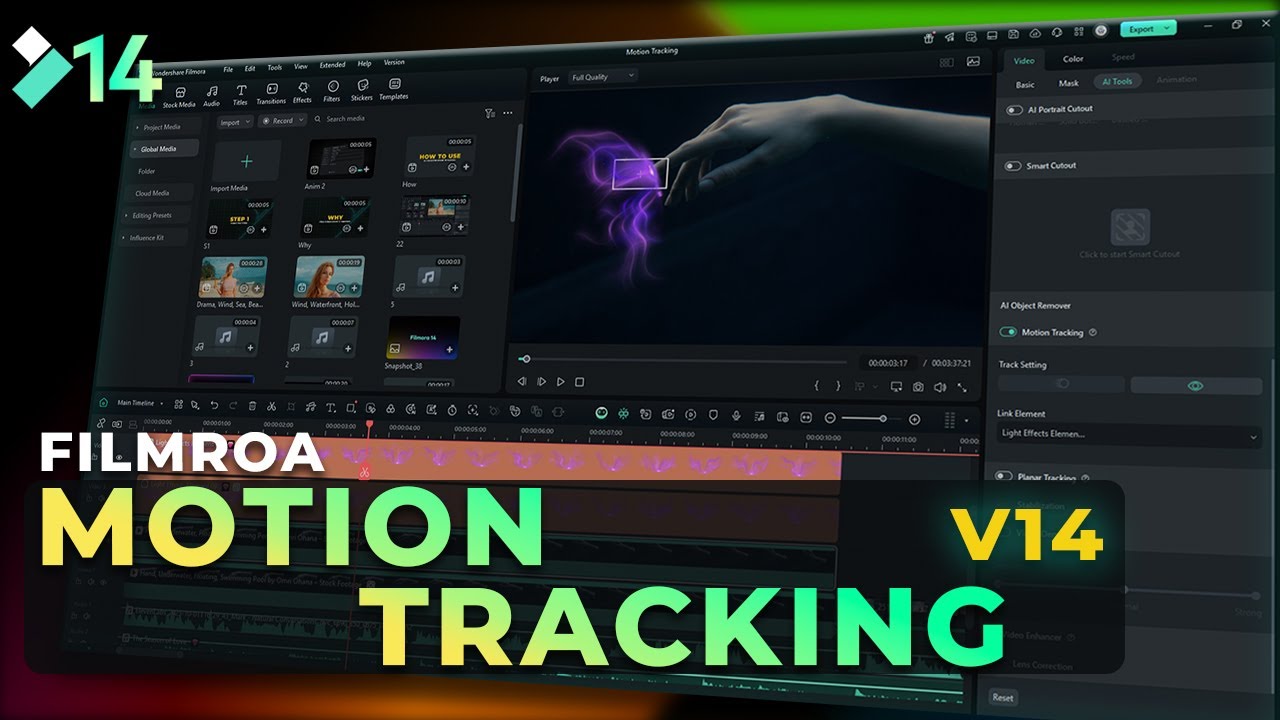 Filmora Motion Tracking Tutorial | Make Objects Follow Movement in Your Video Easily