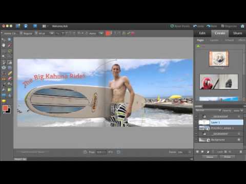 Photoshop Elements 10: Add Curving, Flowing Text to Any Image