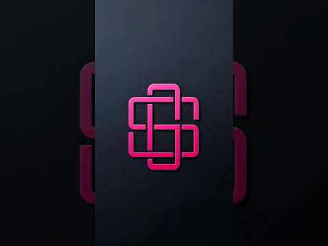 SG logo design in illustrator #shorts