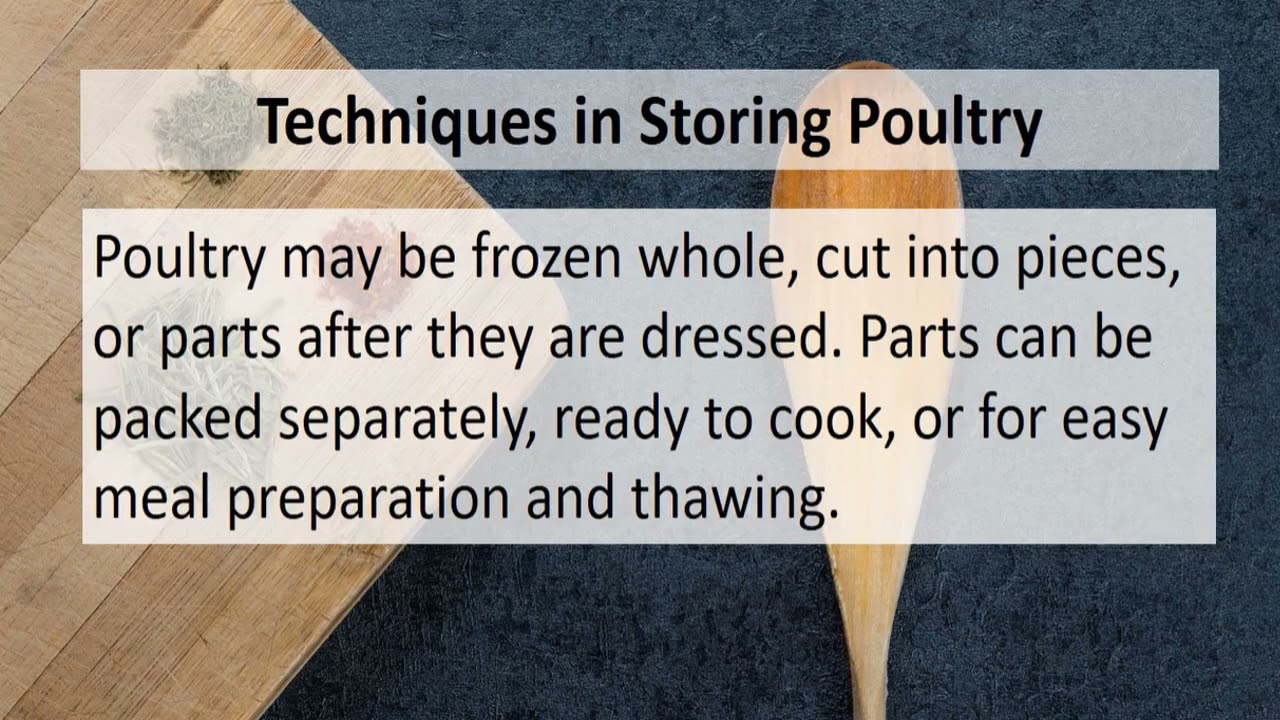 Q3 TLE 10 LESSON  9 STORE POULTRY AND GAME BIRD DISHES