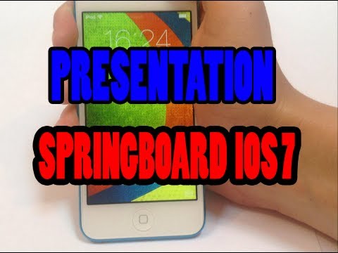 Présentation du springboard de l’IOS 7 | iphonevx