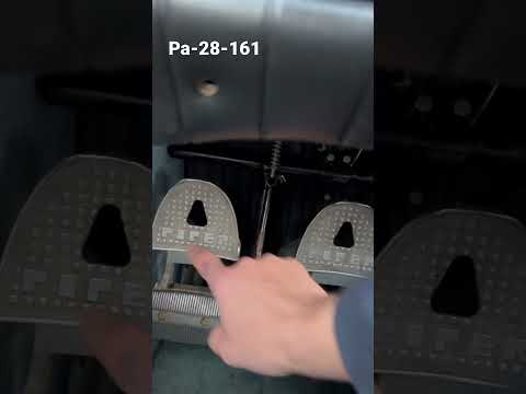 Pedals in aircraft #pilot #aircraftmaintenance #boeing #cockpit #aircraft #aviation #cessna #piper