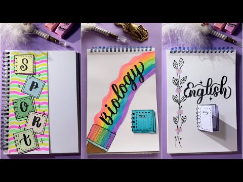 Top 5 Front Page Makeover Ideas! πποΈ | DIY Notebook Cover | NhuanDaoCalligraphy