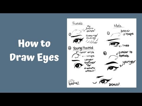 How to Draw Eyes | DIGITAL TUTORIAL