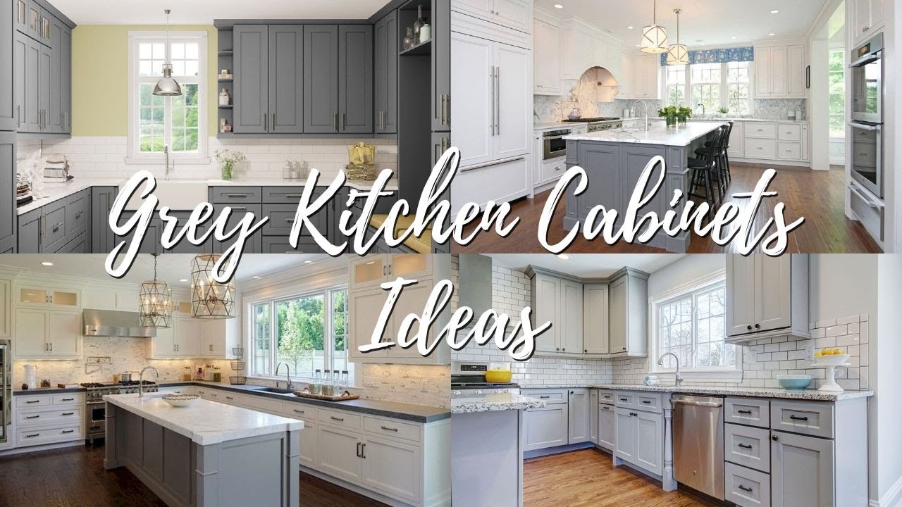 Stylish Grey Kitchen Cabinets Designs That Complement Both Contemporary and Traditional Kitchens Set