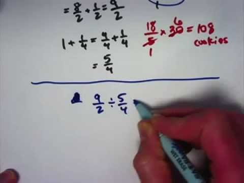 Using Division of Fractions to Determine Recipe Amounts