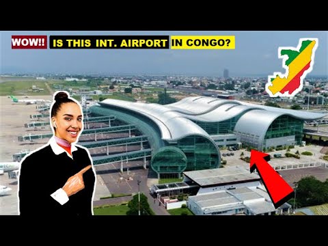 WOW! SEE THE NEW MAYA MAYA INT. AIRPORT IN BRAZZAVILLE, REPUBLIC OF CONGO.