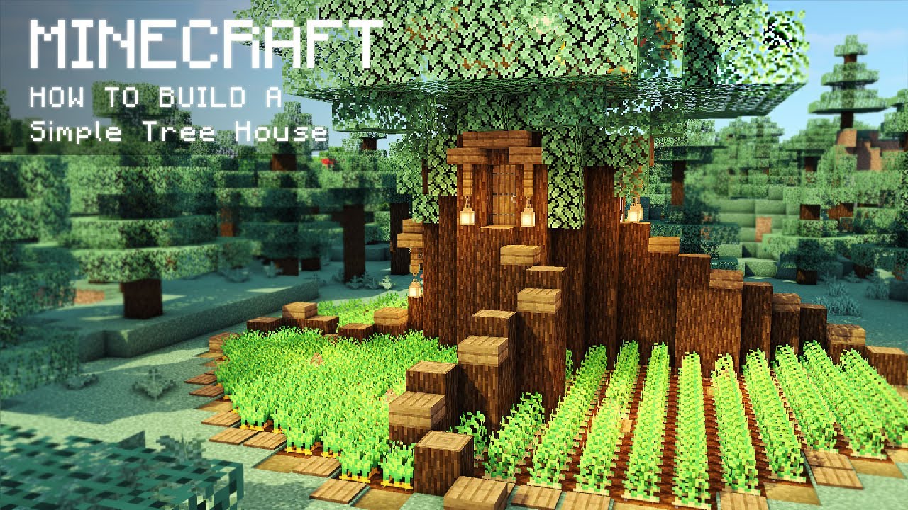 Minecraft: How To Build a Simple Tree House - Minecraft Builders