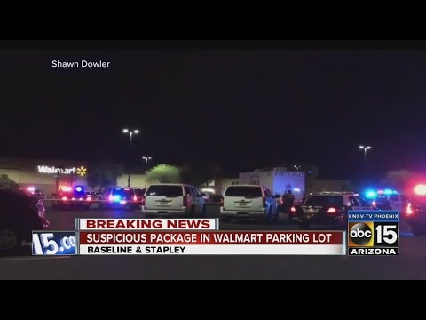 Suspicious package found at Mesa Walmart