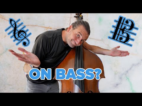 Double bass music that’s NOT in bass clef - how to learn the new clefs (plus strange fact!)