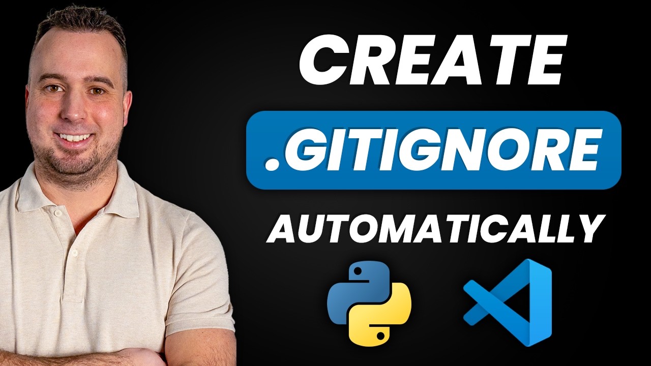 Create a .gitignore file automatically | Python + VS Code