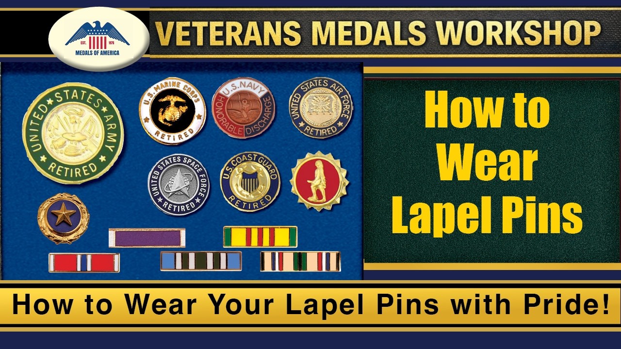”“How to Wear Military Lapel Pins & Rosettes – A Veteran’s Guide”