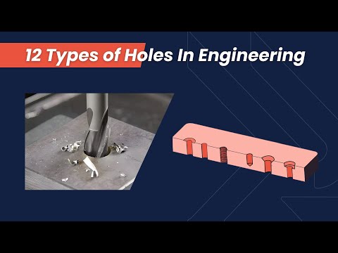 12 Types of Holes in Engineering Drawing &Manufacturing