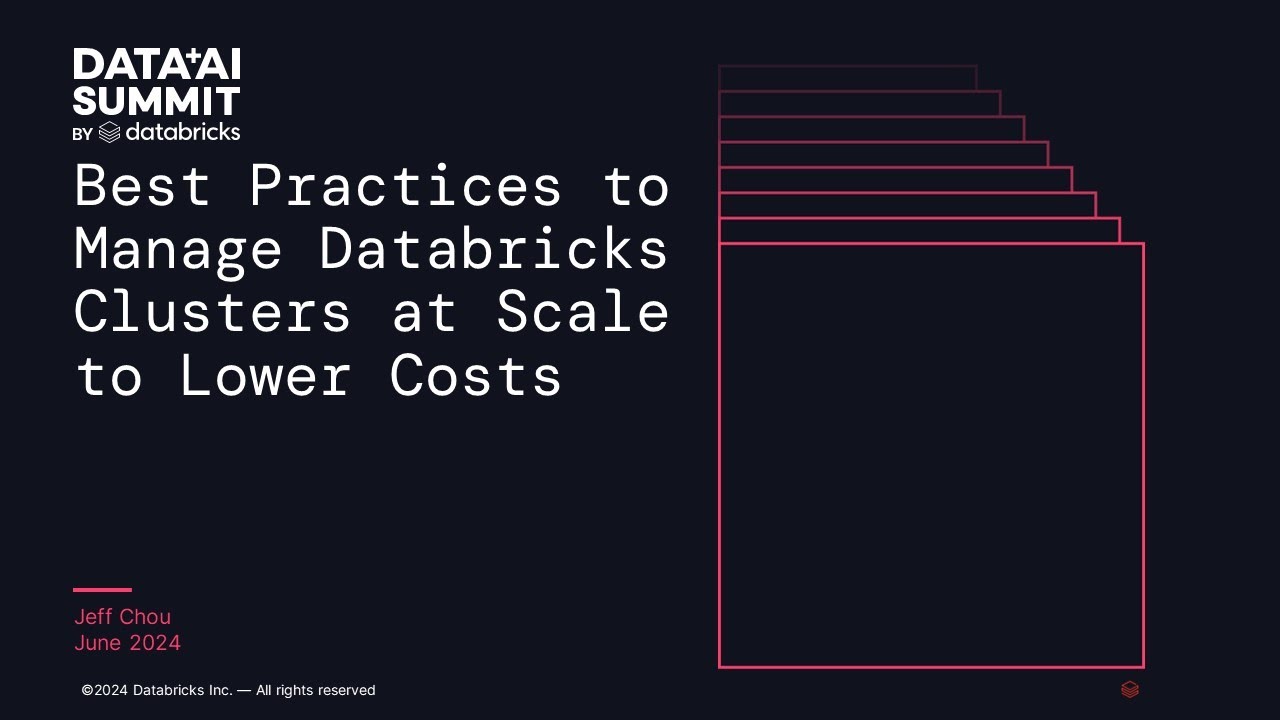 Sponsored by: Sync Computing | Best Practices to Manage Databricks Clusters at Scale to Lower Costs