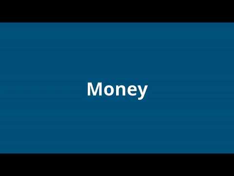what is the meaning of Money