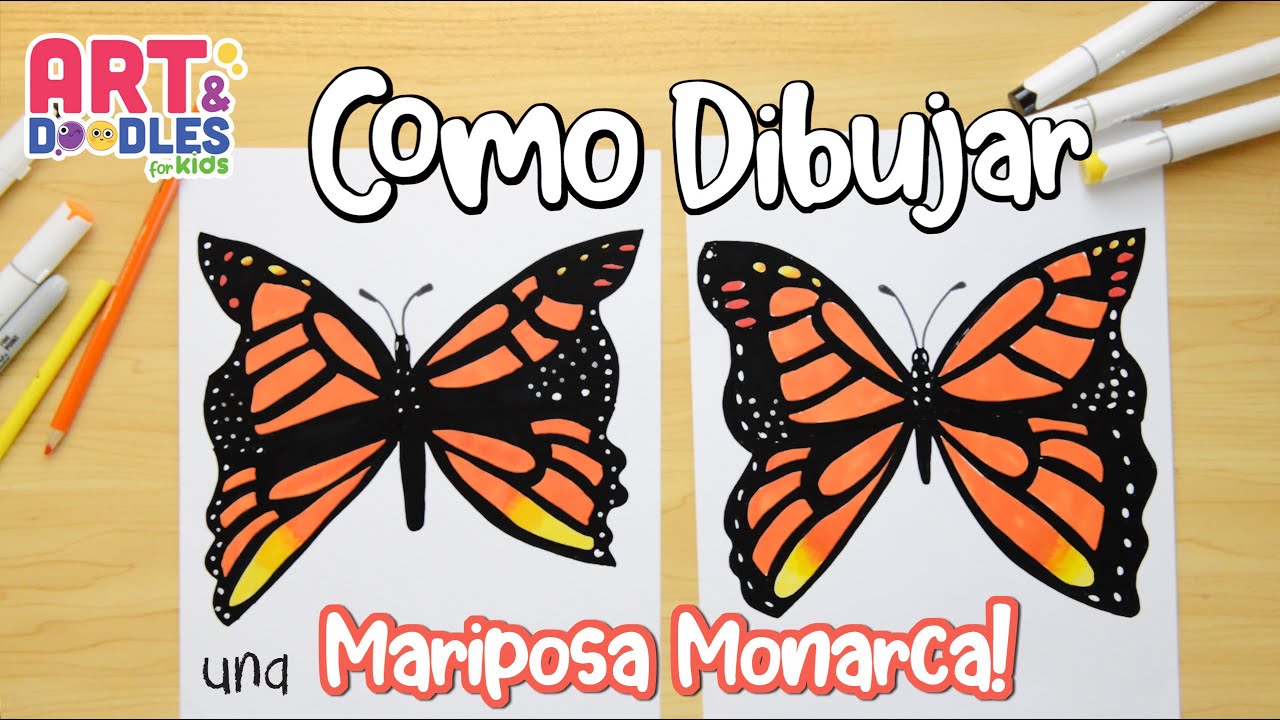 How to draw a Monarch Butterfly | Drawing with my Mom 😊🦋